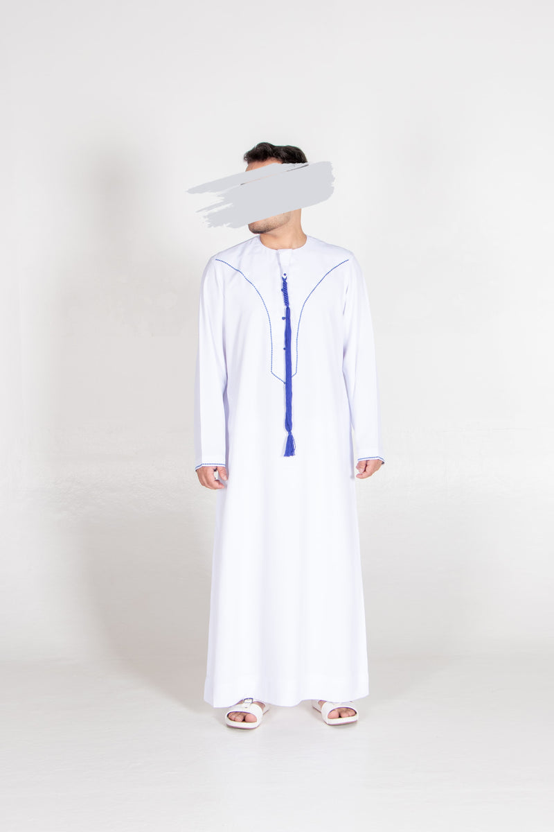 White Emirati Kandora for Men | Emirati Jubba